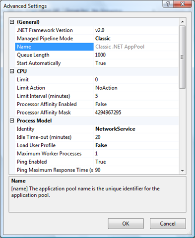 Vishal Joshi's Tangent: Tips & Tricks: Difference between App Pool ...